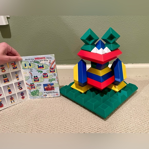 Wedgits | Toys | Wedgits Building Blocks Set Of 65 Shapes Plus Green ...